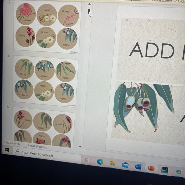 MODERN AUSSIE Teacher Toolbox Labels | Australian Themed Classroom ...