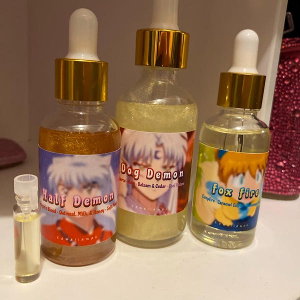 Anime Inspired Fragrances Anime Perfumes Anime Body Mists Anime Body ...