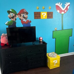 HUGE 3D Printed Question Mark Box Block From Mario Wall or Shelf Art - Etsy