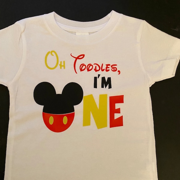 Mickey Mouse 1st Birthday PNG SVG: Oh Toodles Sublimation Art & Cut ...