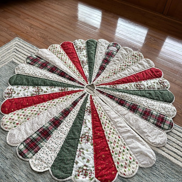 PDF Pattern for Giant Dresden Christmas Tree Skirt - Etsy