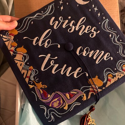 Embroidered Magic Graduation Cap Topper Graduation Cap Decoration ...