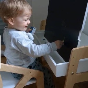 Children's Rack on Wheels for Books and Toys House Shaped With Magnetic ...