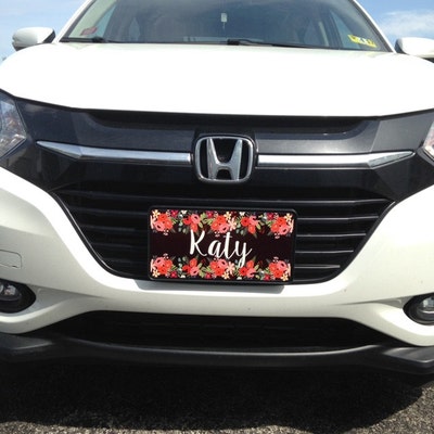 Personalized Car Tag-personalized License Plate-monogram Car Tag ...