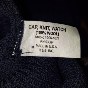 USGI Wool Watch Cap: US Military Lightweight and Soft Beanie for Cold ...