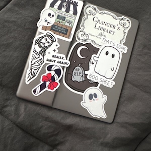 Funny Ghost Sticker, Halloween Stickers, Spooky Season, Boo Sheet ...