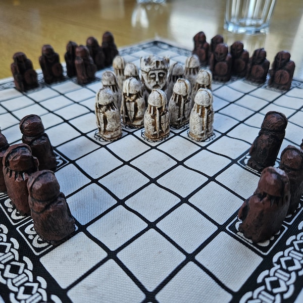 Hnefatafl Board Game. Swedish Falk Art Custom Chess Set Game. Viking ...