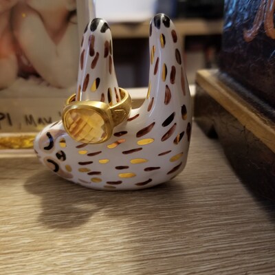 Sloth Ring Holder, Sloth Figurine, Sloth Gift Idea, Animal Figurine ...