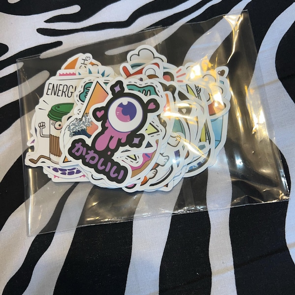 25/50 Vinyl Music Theme Stickers, Die Cut Decal Set, Waterproof ...