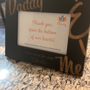 Mom Appreciation Picture Frame Personalized, Gift for Mom or Wife ...