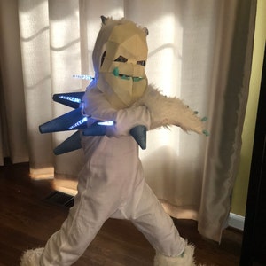 Goblin Half-mask PAPERCRAFT 3d DIY Masquerade Mask for Men | Etsy