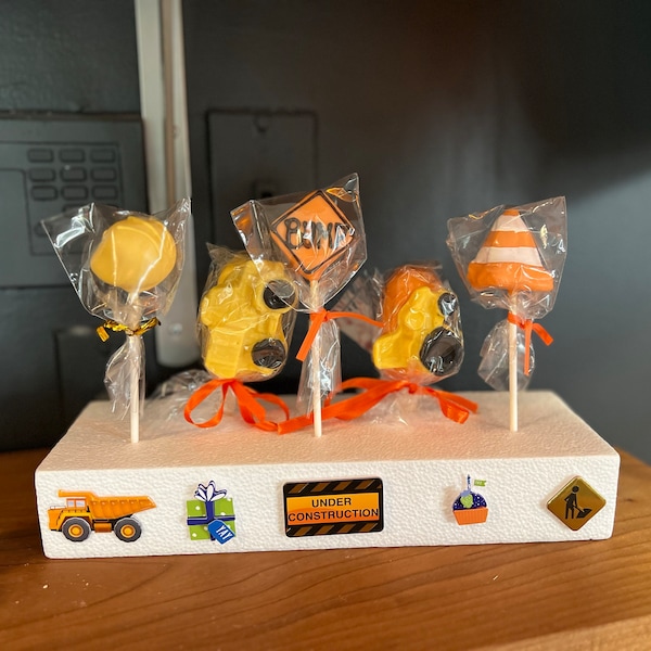 Construction Cake Pops - Etsy