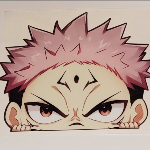 Bunta Fujiwara Peeker | Sticker | Kawaii | Initial D | Chibi - Etsy