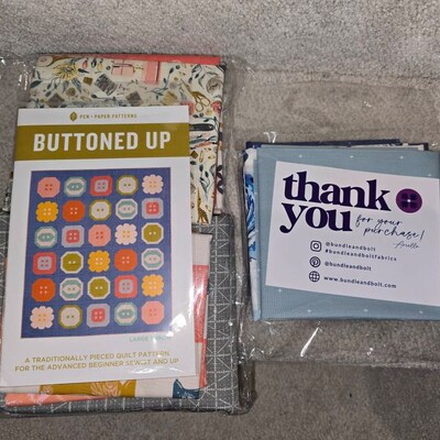 9 Patch Pivot Quilt Kit, Large Throw Quilt, Bloomberry Fat Quarter ...