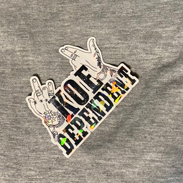 Koe Wetzel Holographic Sticker - Etsy