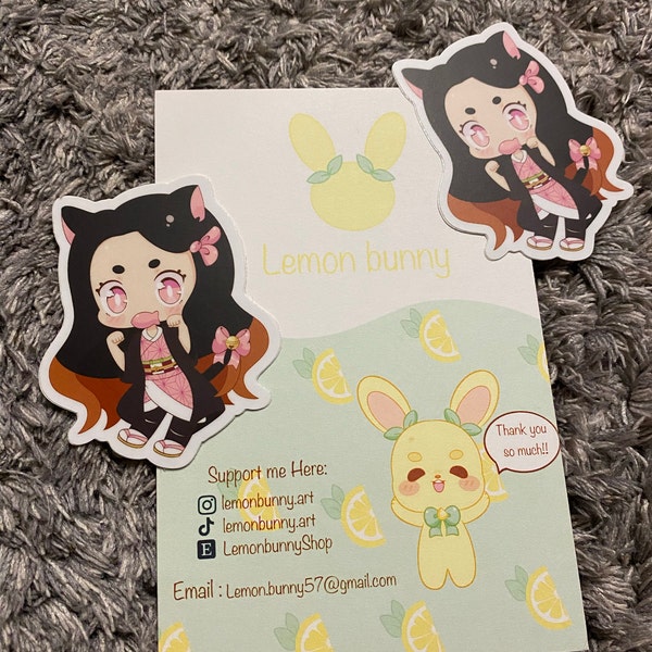 Magical Girl Companion Kyubey Sticker Kawaii Sticker Vinyl Sticker ...