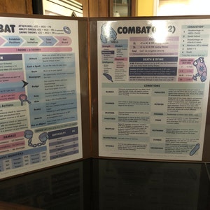 Printable Dungeons & Dragons DM Screen Inserts for 5e DIGITAL DOWNLOAD ...