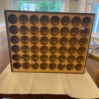 Wood Econoline Paint Bottle Rack Organizer for AK / Tamiya 10ml / Craft ...