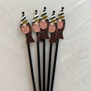 Custom Face Fans on a Stick, Face Cutouts for Bachelorette, Big Head ...