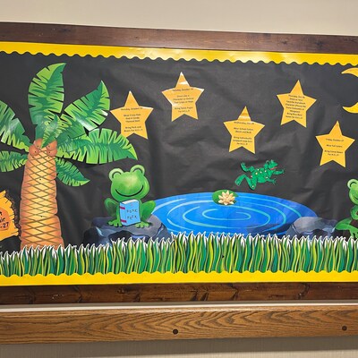 Library Bulletin Board Kit, Spring Library Bulletin Board, I'd Rather ...