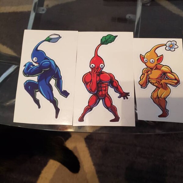 Jojo Pikmin - Buff Pikmin Sticker Series and Sticker Sheet - Etsy