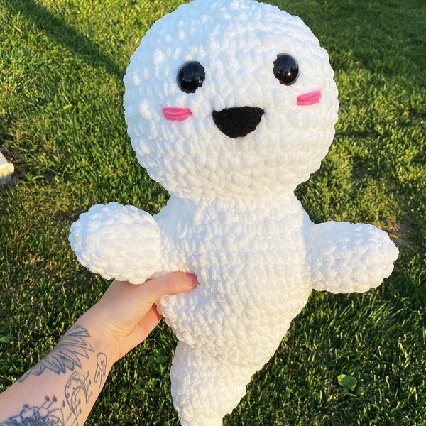 Boo the Ghost Crochet Plushie Pattern - Etsy