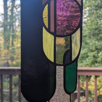 Stained Glass Pattern Art Deco Beginner Pattern Downloadable Pattern ...