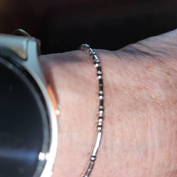 Morse Code Bracelet, Personalized Dainty Beaded Bracelet, Profanity ...