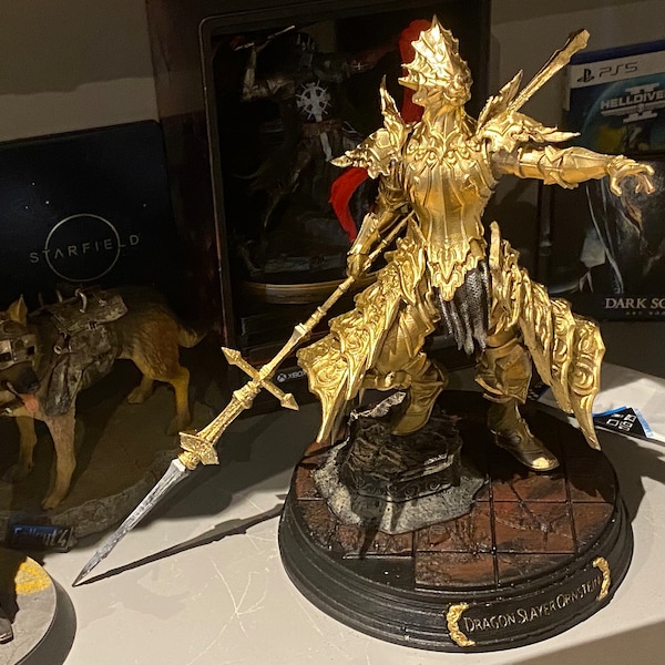 Dragon Slayer Ornstein Statue, Dark Souls Figurines, Dark Souls Boss ...