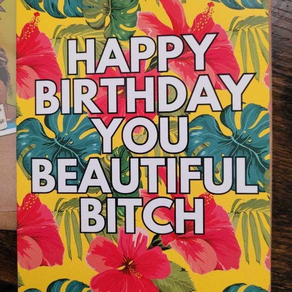 Snarky Birthday Card for Best Friend | Inappropriate Birthday Cards ...