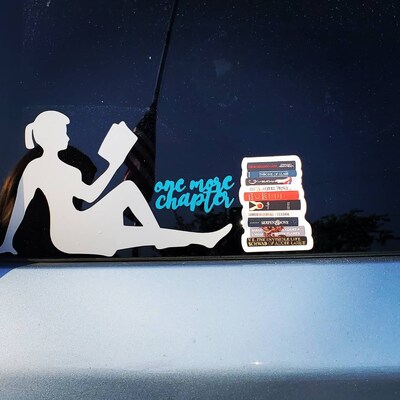 Book Stack Sticker - Etsy