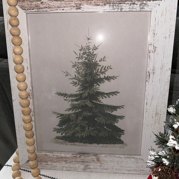 Vintage Fir Botanical Sketch | Printable Christmas Tree | Pine Tree ...