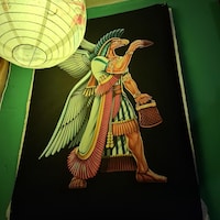 Mayan God Itzamna Poster, Mayan Mythology Poster, Aztec Gods Art Print ...