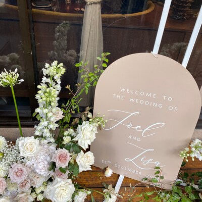 Large Arch Sign Arch Wedding Sign Arch Welcome Sign Wood Wedding Sign ...