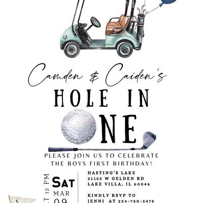 Twin Baby Shower Invitation, Two Peas in a Pod, Printable, Greenery ...