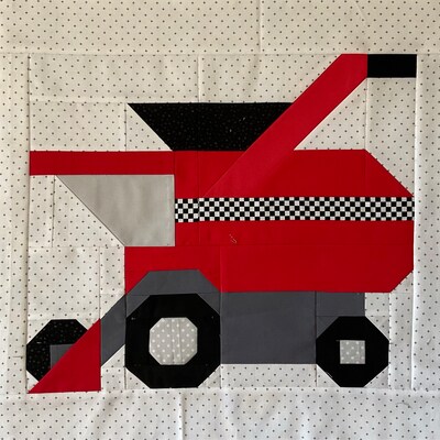 PDF Quilt Block Pattern Hay Wagon Christmas Edition - Etsy