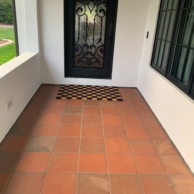 Checkered Doormat,checkered Door Mat,checkered Rug,checkerboard Doormat ...