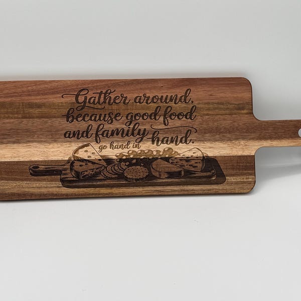 Charcuterie Board Laser Engraving File, Butterfly, Flower | HQ PNG ...