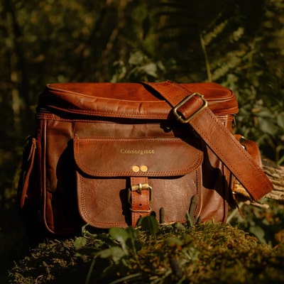 Vintage Leather Saddle Bag With Personalisation - Etsy