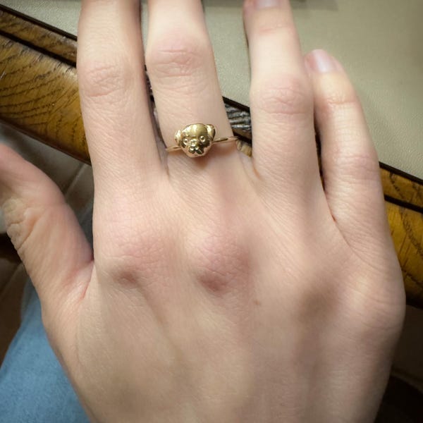 Minimalist Cloud Ring Yellow Gold Cloud Jewelry Cloud Jewelry Dainty ...