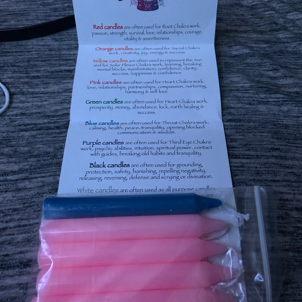 Pink Spell Candles, Pink Ritual Candles, 4" Candles, Spells, Mini Spell ...
