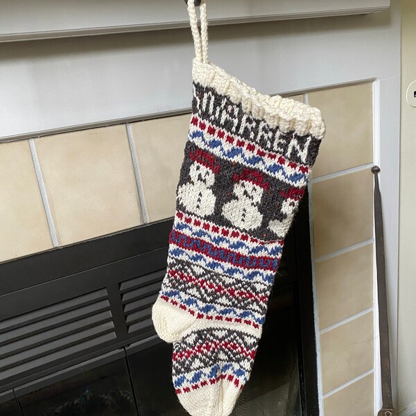 Knitting Pattern Collection of 16 Christmas Stockings Charts Fair Isle ...