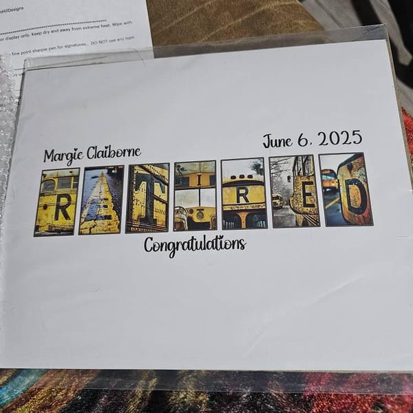 Personalized Farming Tractor Graduation Unique Alternative Guestbook ...