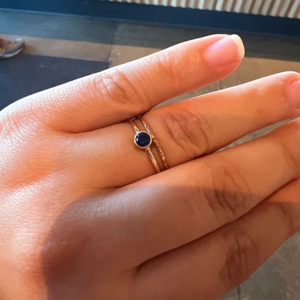 Custom 1 Mm Secret Message Ring, Hidden Quote Jewelry, Initial Ring ...