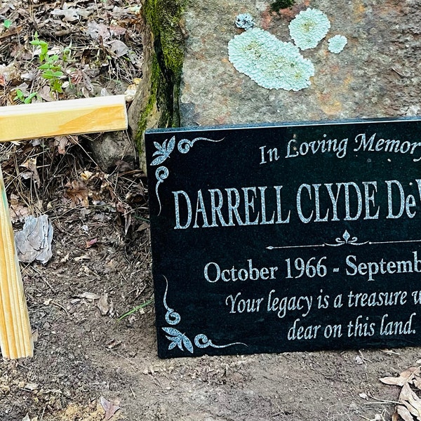 Memorial Stone, Custom in Loving Memory Stone, Memorial Plaque ...