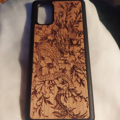 Aesthetic Floral Engraved Wood Iphone Magsafe Case for 14 - Etsy