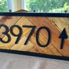 House Numbers Stake Modern Rustic Curb Appeal | Custom Sign for Garden ...