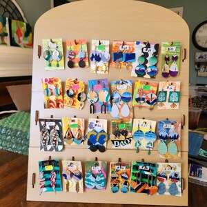 Extra Large Craft Fair Earring Display Stand/retail Earring Display ...