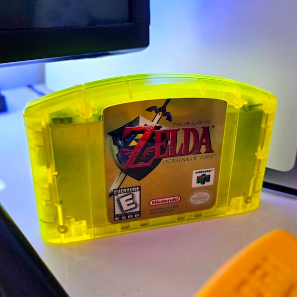 N64 Replacement Case Cartridge Shell- Zelda Gold (legend of Zelda ...