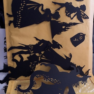 Fairies and Fairyland Shadow Puppet Set: Twelve Puppets - Etsy